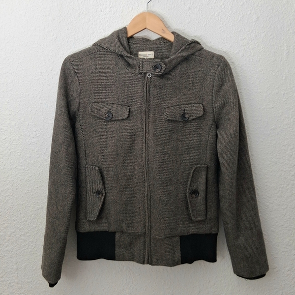 Bridge & Burn | Jackets & Coats | Mens Bridge Burn Lined Wool Blend ...